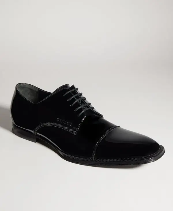 Gucci Lace-up Shoes With Embossed Logo