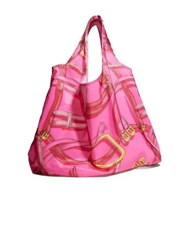Gucci Large Foldable Tote Bag - Fuchsia / Multicolor
