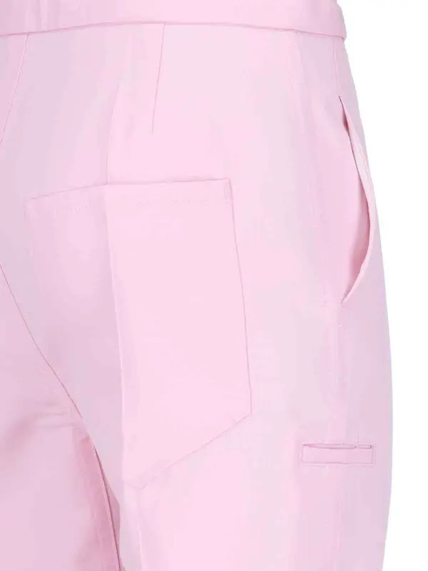 SETCHU Button-hem Tailored Trousers