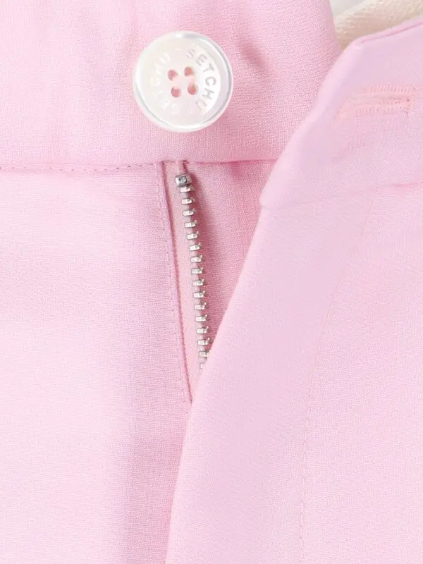 SETCHU Button-hem Tailored Trousers