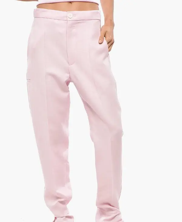 SETCHU Button-hem Tailored Trousers