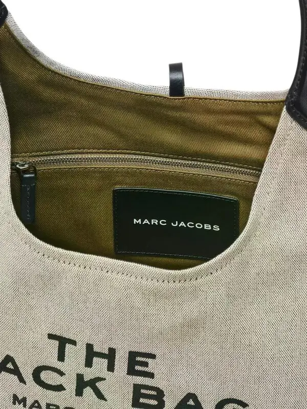 Marc Jacobs The Leather-trim Canvas Belted Sack Bag Tote Bag