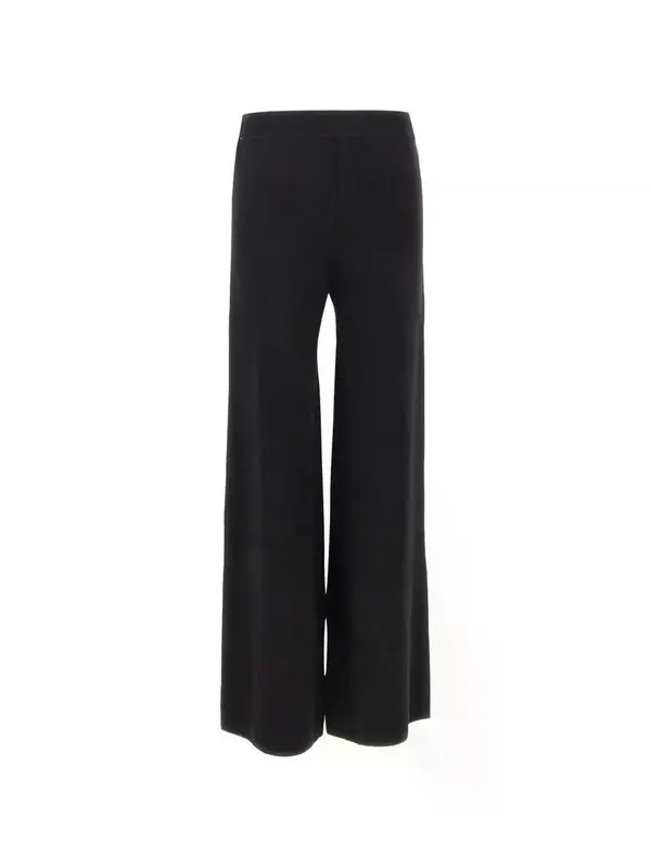 KAOS Knitted Wide-leg Wool Trousers