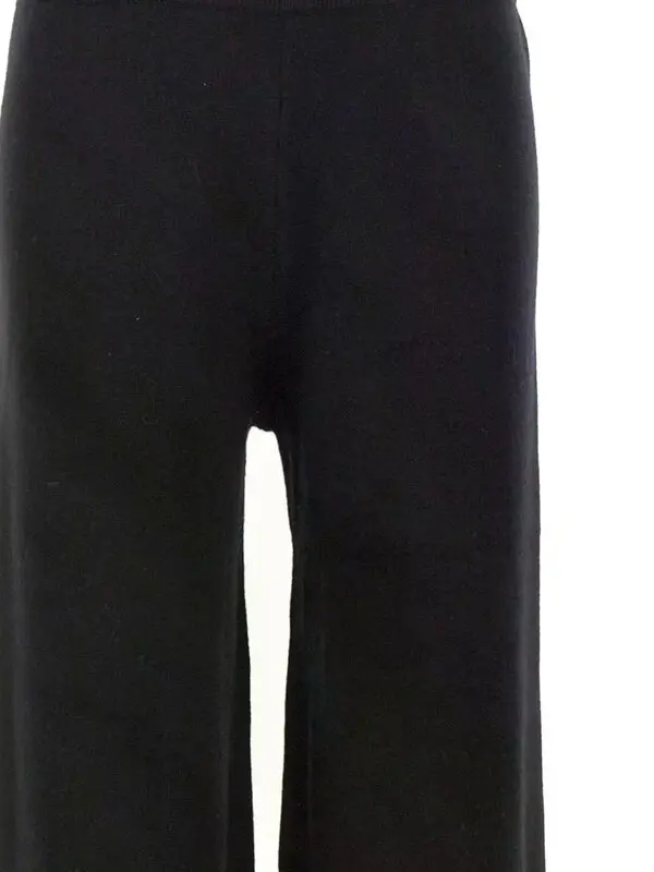 KAOS Knitted Wide-leg Wool Trousers