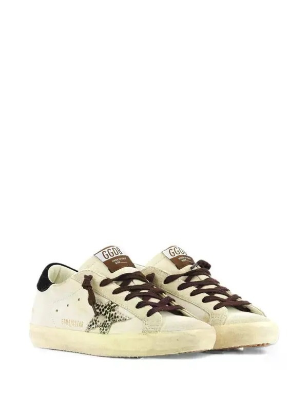 GOLDEN GOOSE Superstar Leopard-print Sneakers
