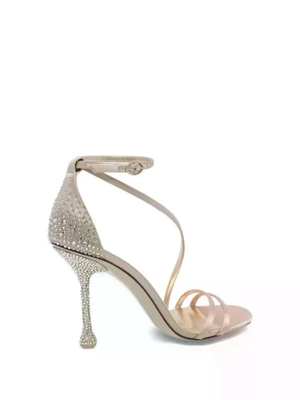 JIMMY CHOO Zelia Crystal-embellished Sandals