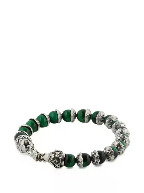 Emanuele Bicocchi Logo Beaded Bracelet