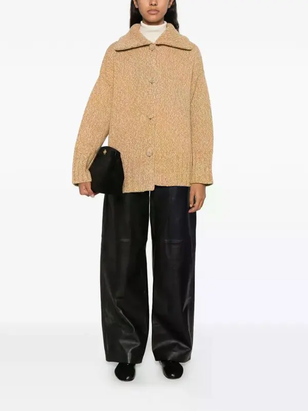 Liviana Conti Button-up Oversized Cardigan - Neutrals