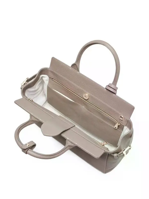 ASPINAL OF LONDON Savannah Pebbled-leather Tote Bag