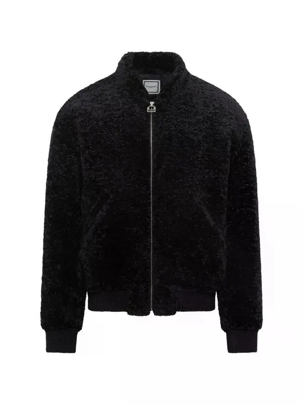 WOOYOUNGMI Textured Bomber Jacket