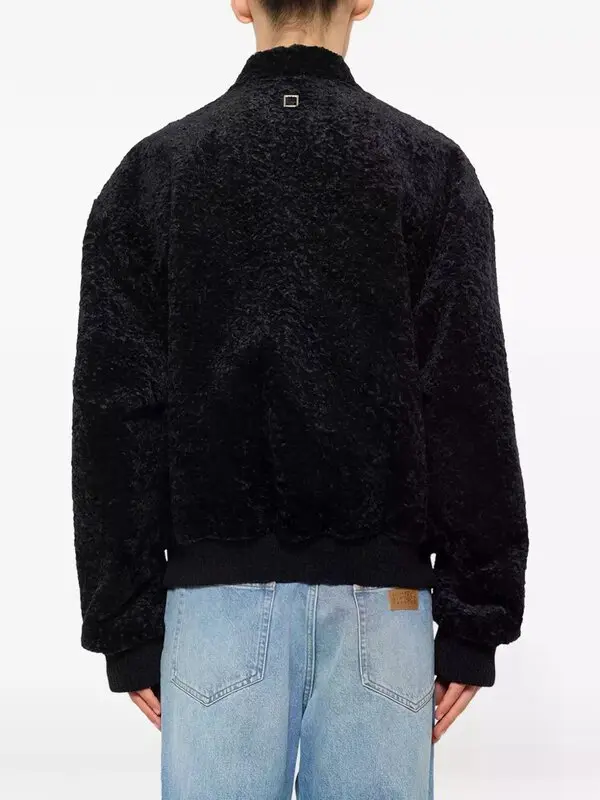 WOOYOUNGMI Textured Bomber Jacket