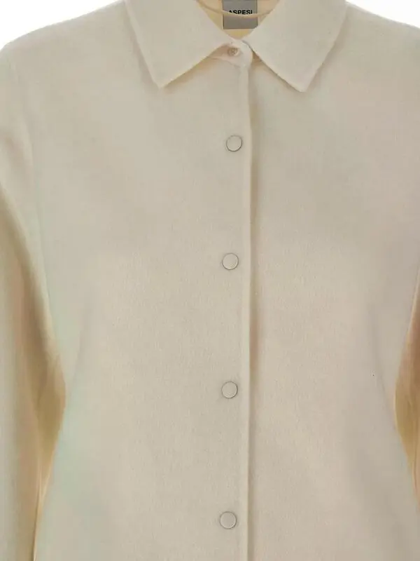 Aspesi Wool Beaver-effect Shirt