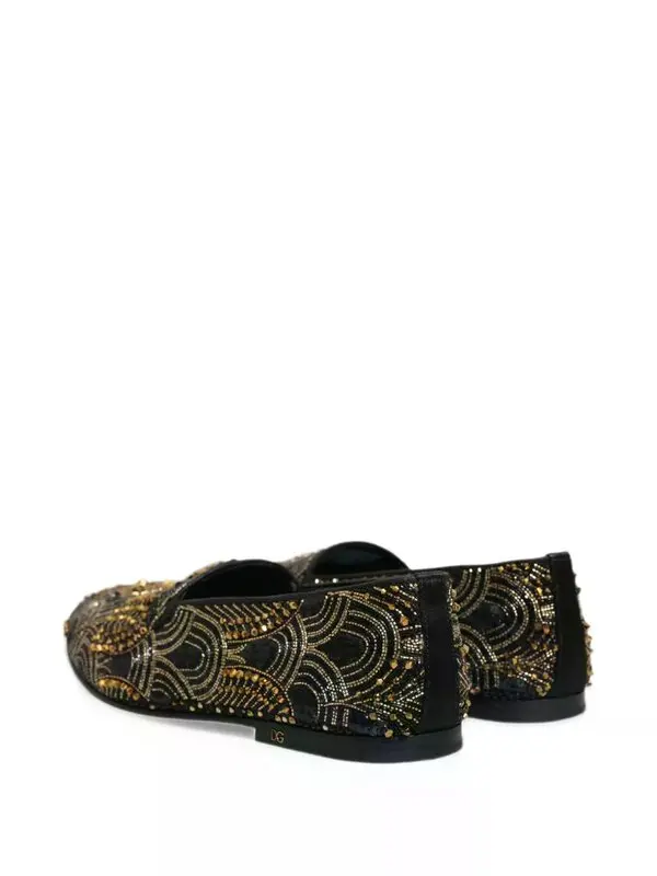 Dolce & Gabbana Bead-embellished Loafers