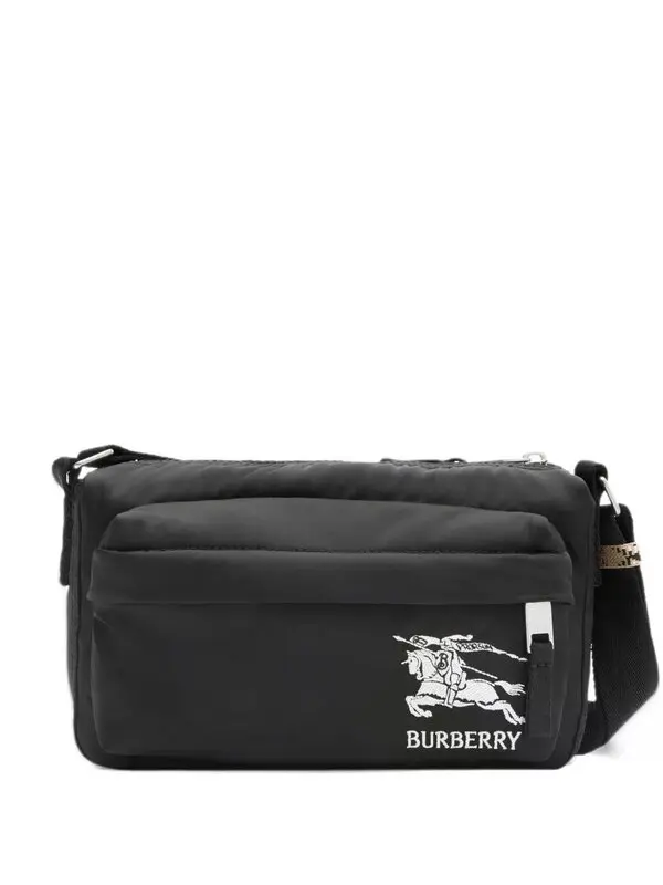 Burberry Mini Knight Logo Crossbody Bag - Black