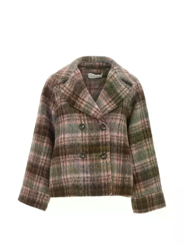 KAOS Double-breasted Checked Jacket