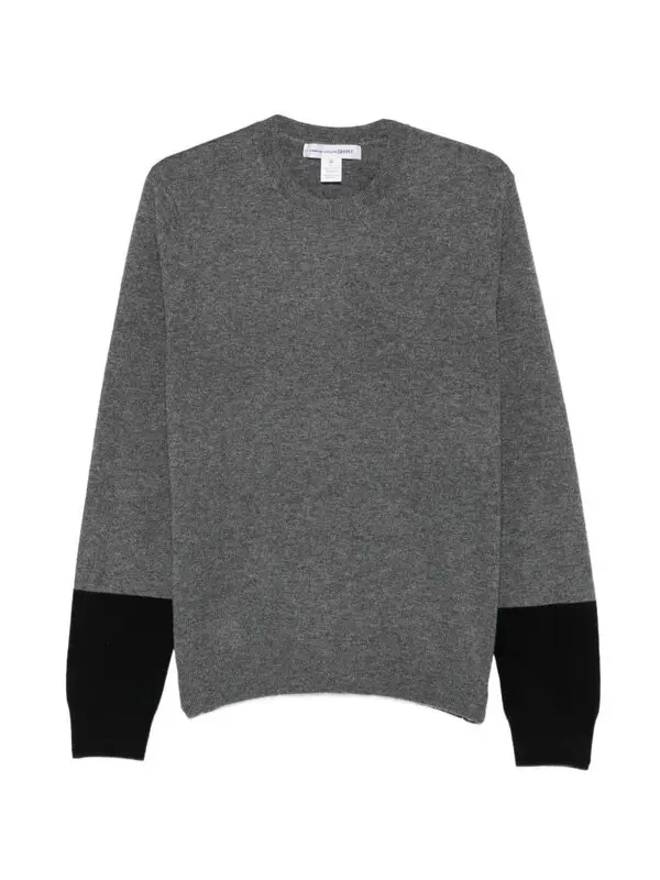 Comme Des Garçons Colour-block Sweater