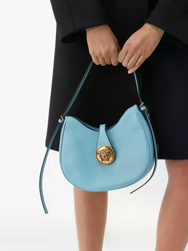Versace Emblème Nappa Shoulder Bag