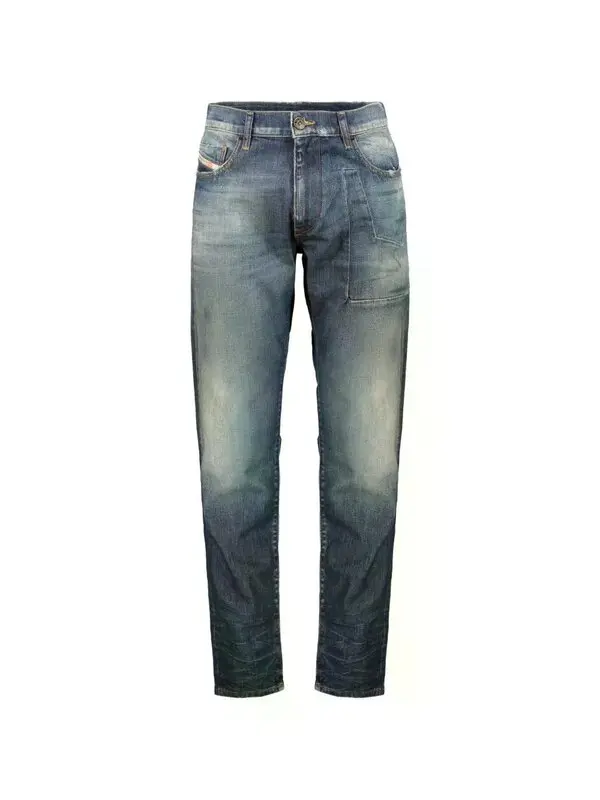 DIESEL® Faded Straight-leg Jeans