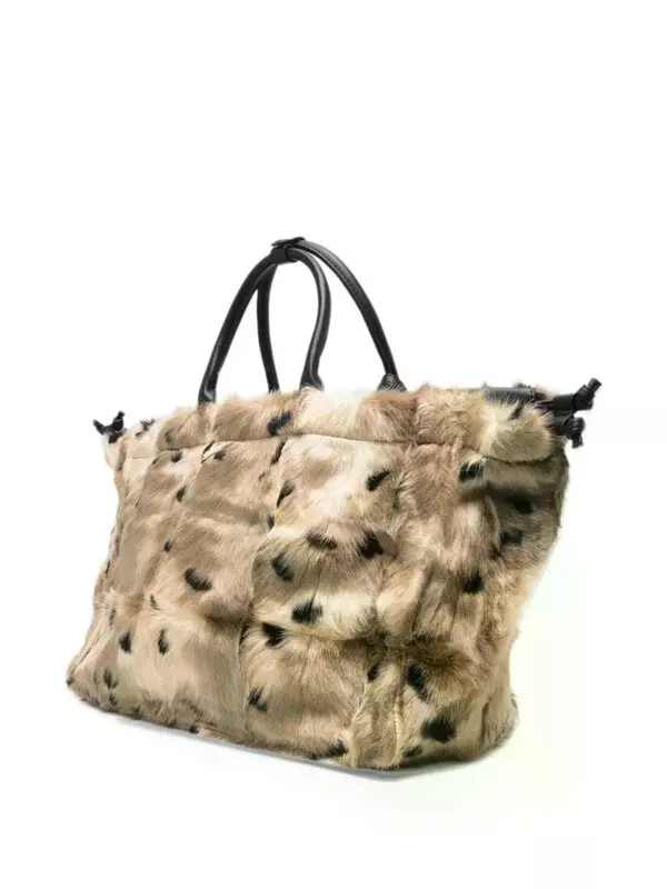 MARC ELLIS Buby Fur Margay Tote Bag