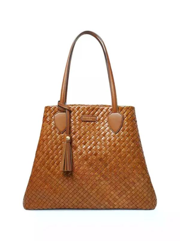 ASPINAL OF LONDON Island Woven Tote Bag