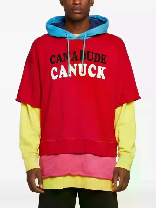 Dsquared2 Layered Slouch-fit Hoodie