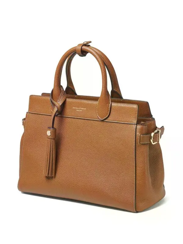 ASPINAL OF LONDON Savannah Pebbled-texture Tote Bag