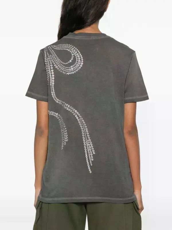Blumarine Eyelet-embellished T-shirt