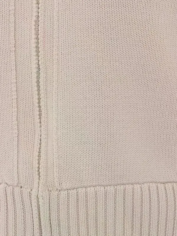 Alpha Studio Half-zip Knitted Cardigan