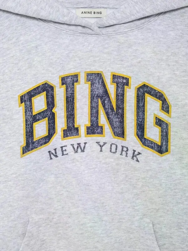 ANINE BING Harvey Logo-print Hoodie
