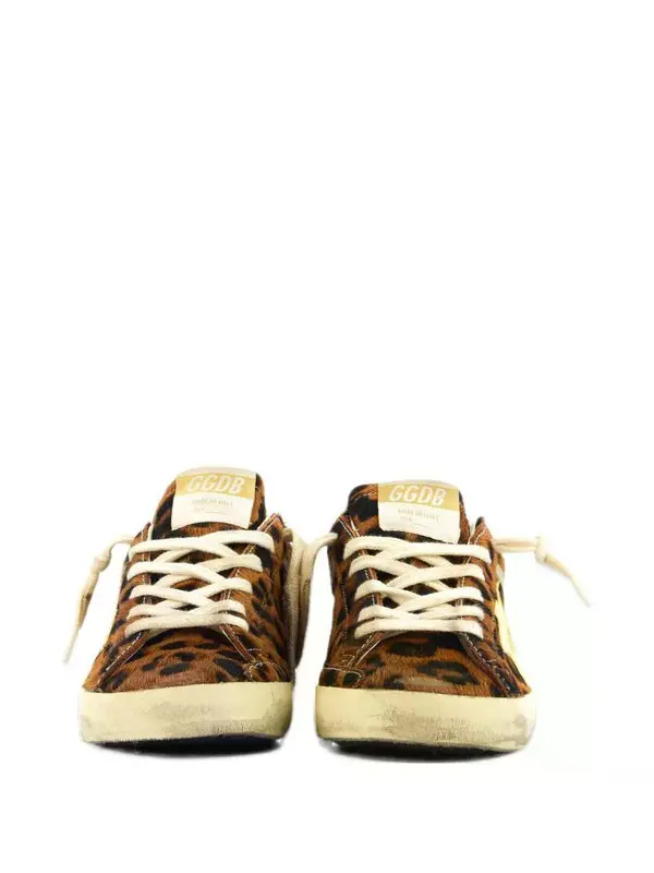 GOLDEN GOOSE Superstar Leopard-print Sneakers