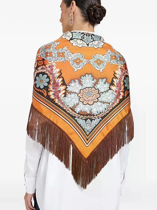 La DoubleJ Reversible Fringe Foulard