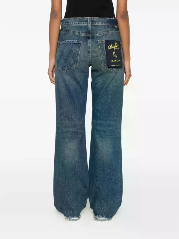 MOTHER Faded Whiskered Jeans