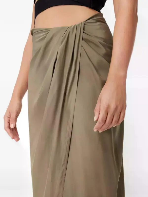 Gauge81 Paita Gathered Draped Maxi Skirt