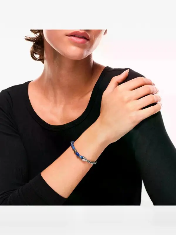 DIESEL® Lapis Beaded Bracelet