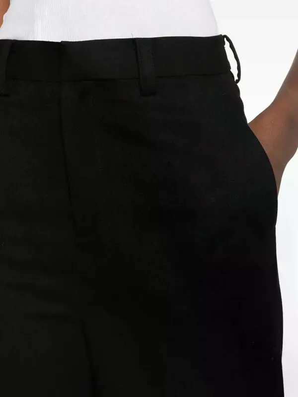 ISABELLE BLANCHE Pressed-crease Wide-leg Trousers