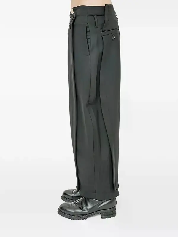 SONGZIO Petal Tapered Pleated Trousers