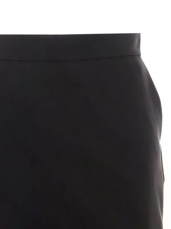 RUE DU BAC Rear-zip-fastening Slit-detail Midi Skirt