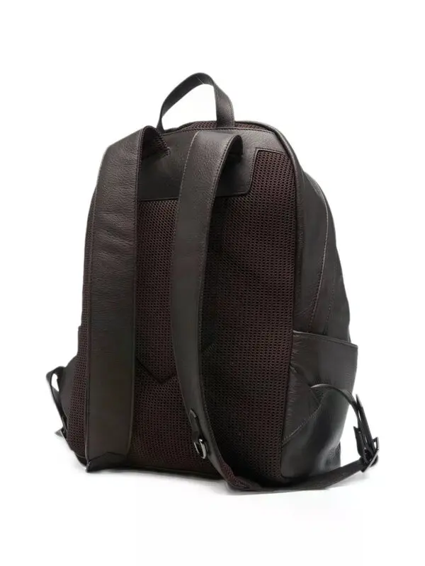 Canali Leather Backpack
