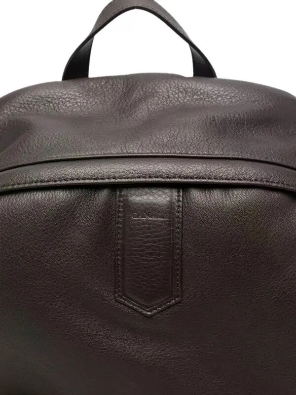 Canali Leather Backpack