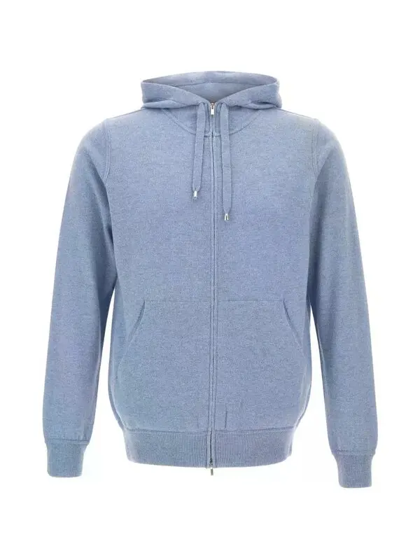 FILIPPO DE LAURENTIIS Drawstring-hood Zip-up Hoodie