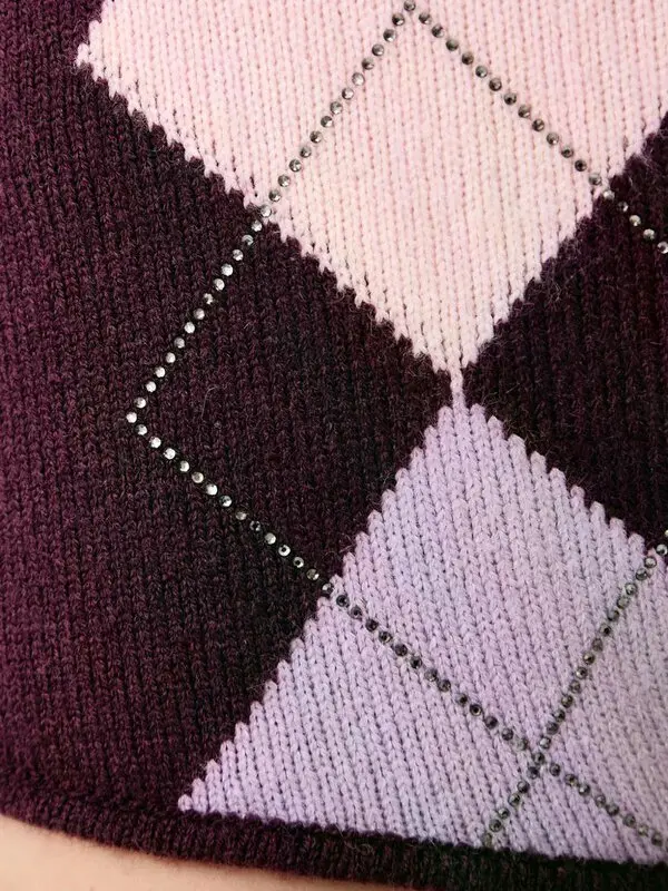 Guess Sweater Plaid Shorts