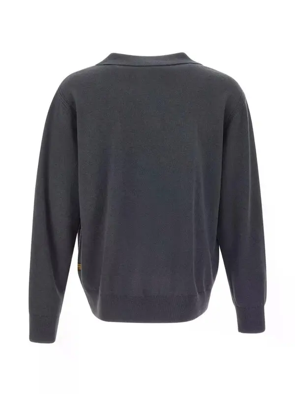 G-star Raw Long-sleeved Polo-collar Sweater