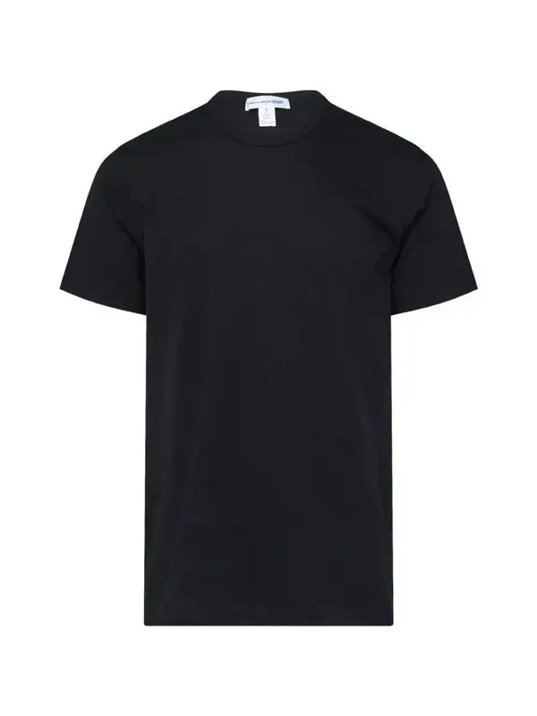 Comme Des Garçons Logo-print Cotton T-shirt - Black