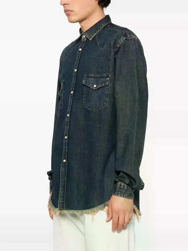INLINUM Raw-cut Shirt