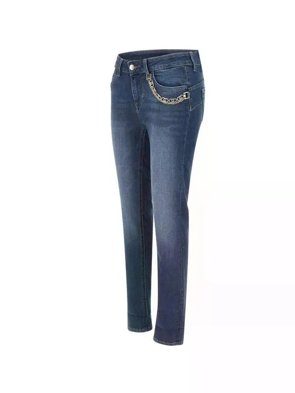 Liu Jo Monroe Chain-embellished Jeans