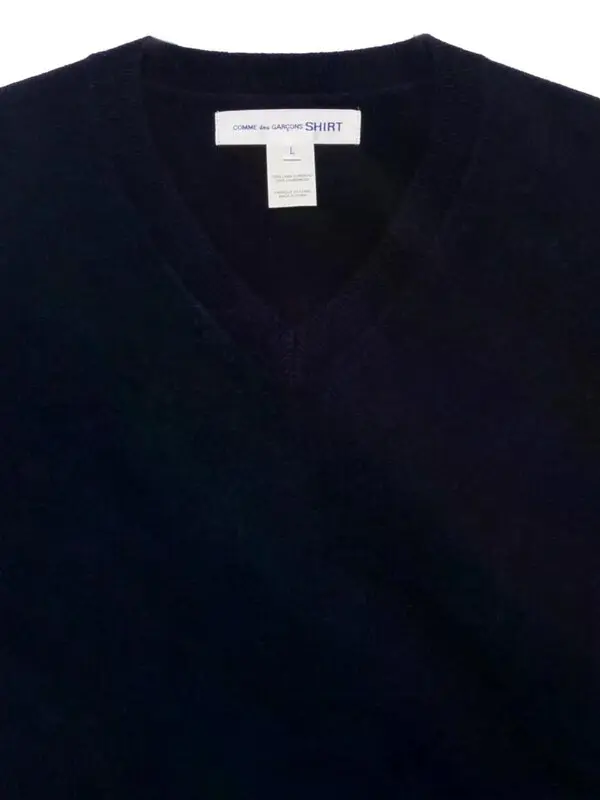 Comme Des Garçons V-neck Sweater