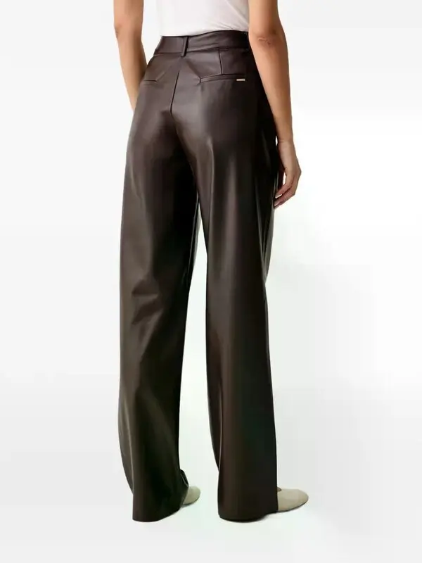 Guess Faux Leather Wide-leg Pants
