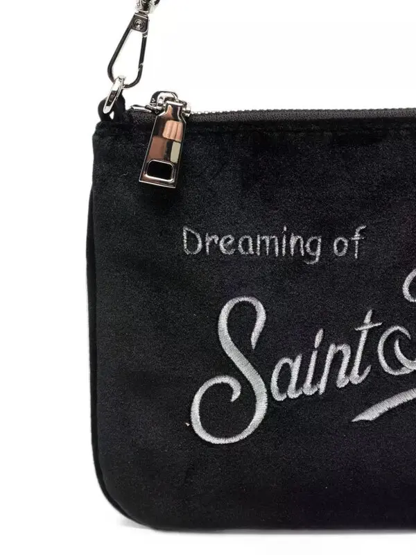 MC2 SAINT BARTH Mini Parisienne Velvet Clutch Bag