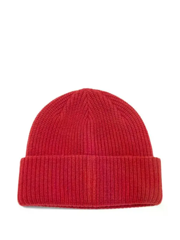 DUKE + DEXTER Logo-embroidered Ribbed Beanie Hat