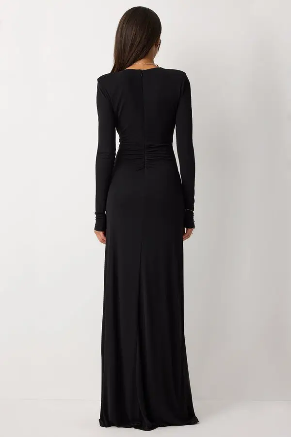 Ramy Brook Martini Jersey Plunging Gown